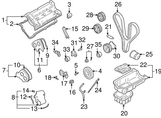2244139810 Прокладка клапанной крышки KIA HYUNDAI | Запчасти на DRIVE2