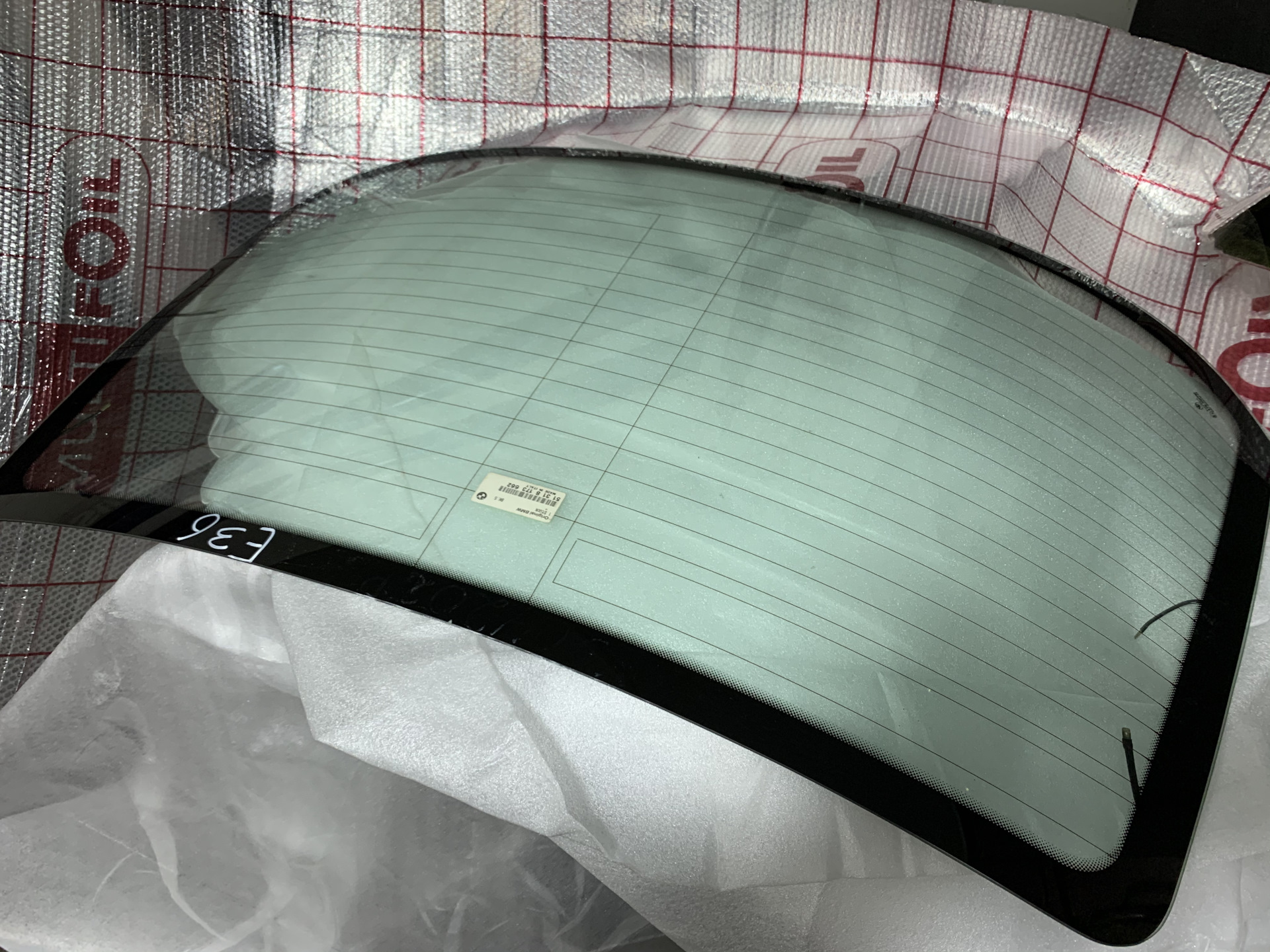 Заднее стекло — BMW 3 series Coupe (E36), 2,5 л, 1992 года | покатушки ...