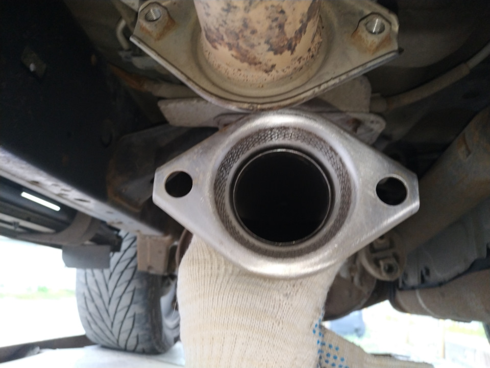 Глушитель — Toyota Land Cruiser Prado 150-series, 2,7 л, 2011 года ...