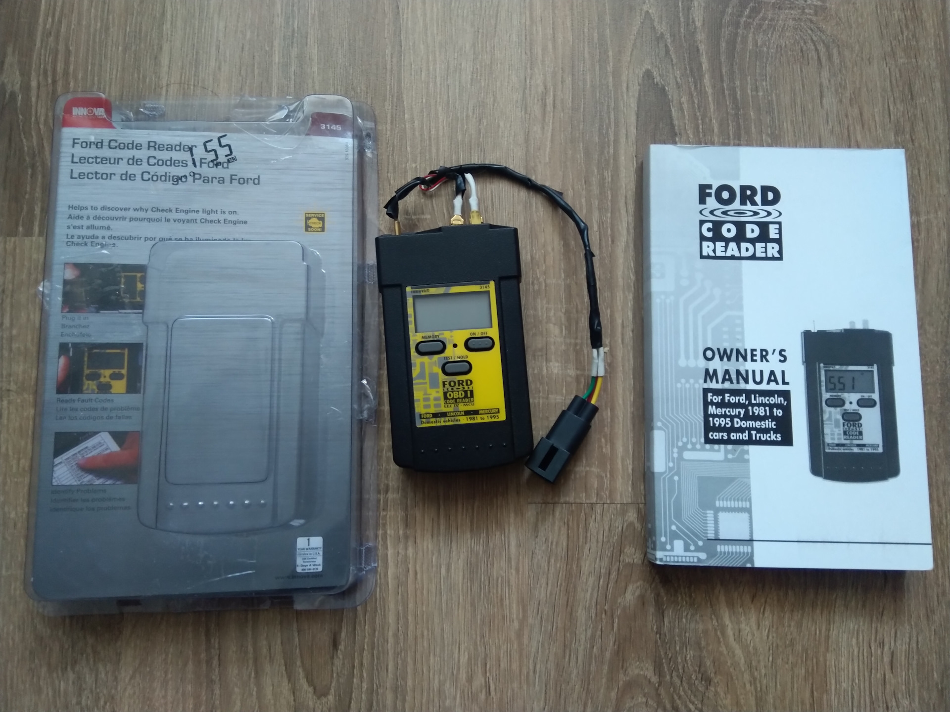 Сканер OBD-I EEC-IV Innova 3145 — Ford Escort Mk4, 1,4 л, 1989 года | электроника | DRIVE2