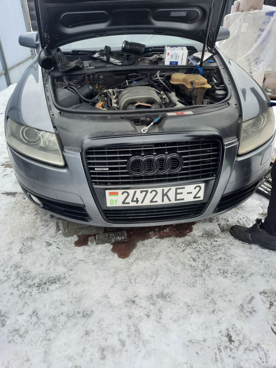 Победа над термостатом — Audi A6 (C6), 3 л, 2004 года | поломка | DRIVE2