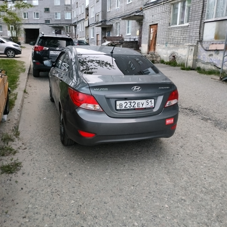 Итоги мая месяца. Наклейки Drive. Топливный модуль и прочая мелочь — Hyundai Solaris (1G), 1,6 л ...