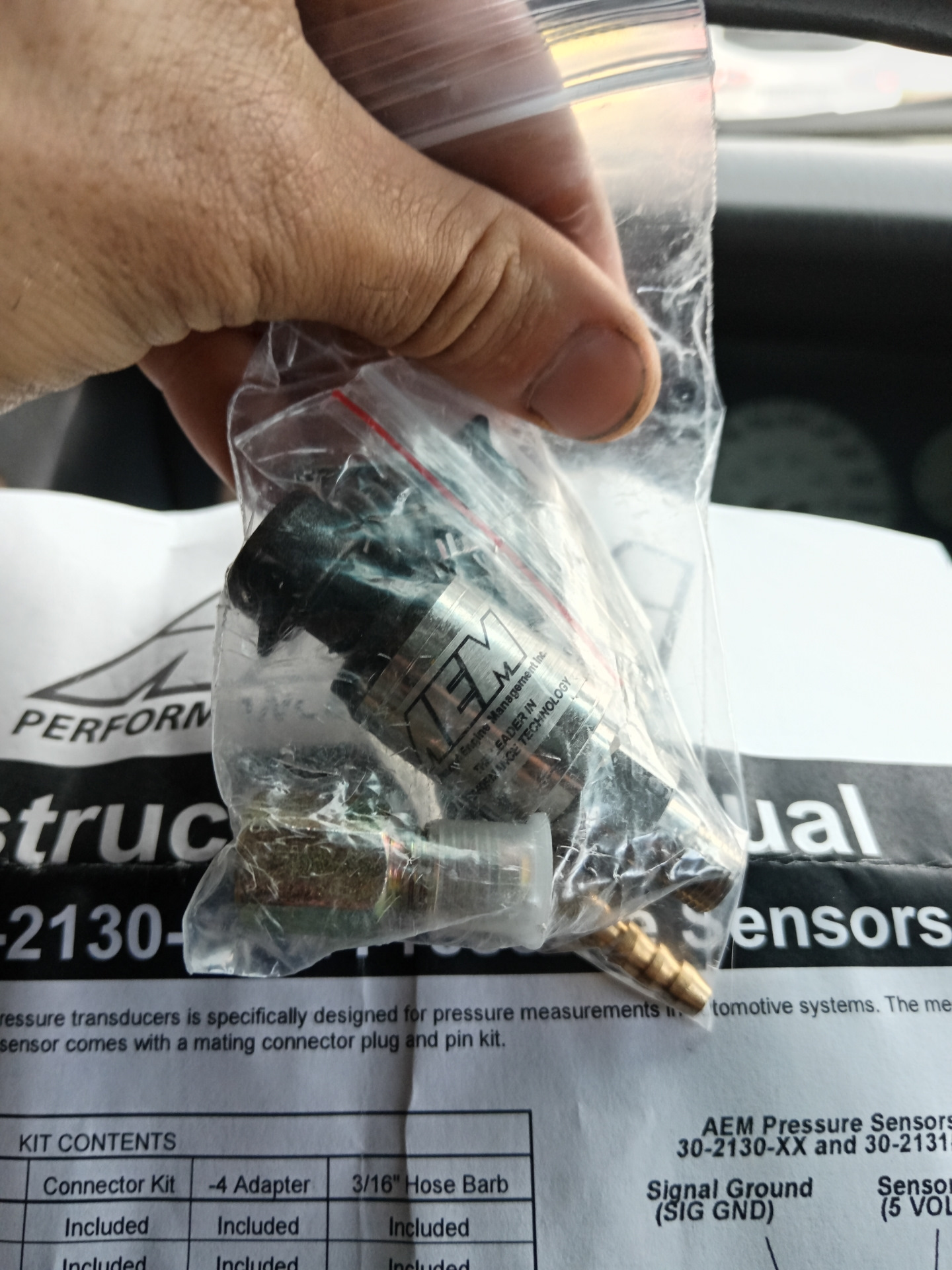 Map Sensor AEM — Jeep Grand Cherokee (WJ), 2,7 л, 2002 года | тюнинг ...