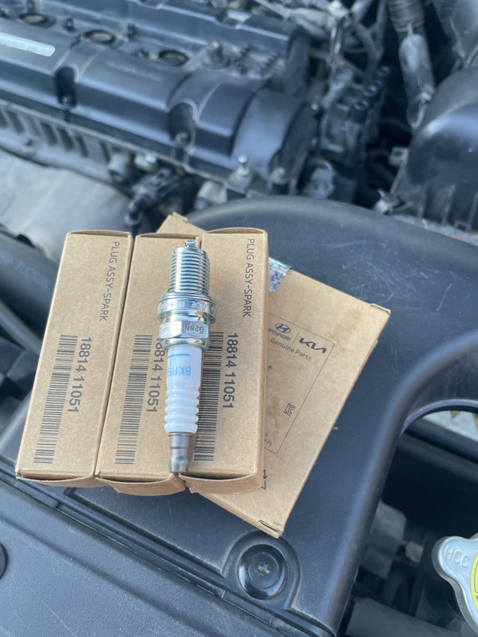 1881411051 Свеча зажигания KIA HYUNDAI | Запчасти на DRIVE2