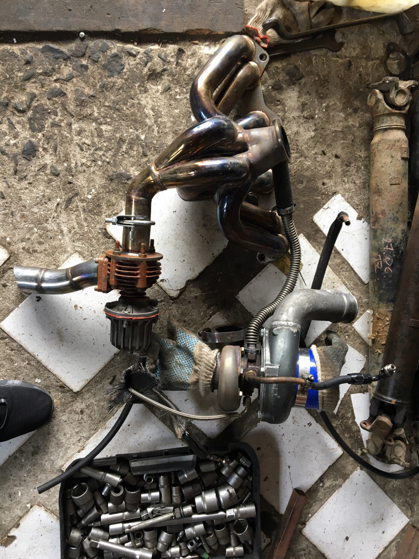 Турбокач — Toyota Crown (S170), 2,5 л, 2003 года | тюнинг | DRIVE2