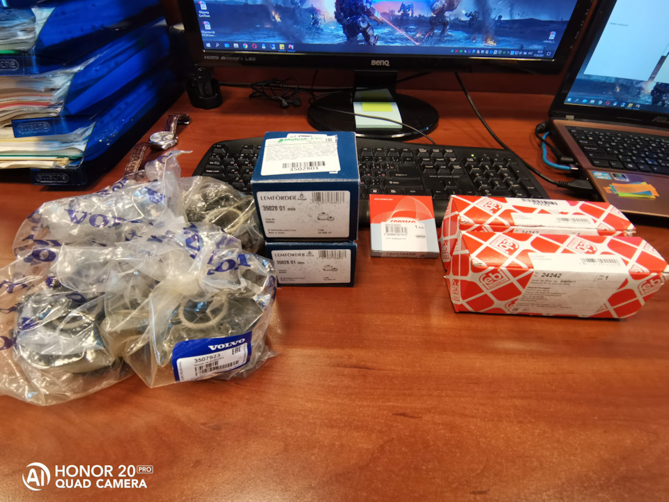 Ремонт передней подвески — Volvo S60 (1G), 2,4 л, 2008 года | визит на ...