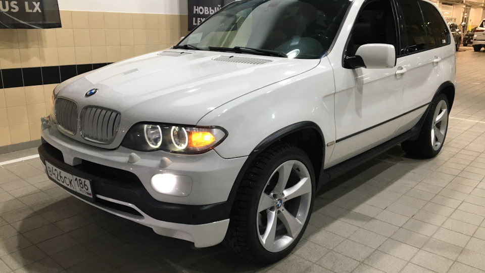 BMW X5 (E53) 4.4 бензиновый 2006 | Snow White на DRIVE2