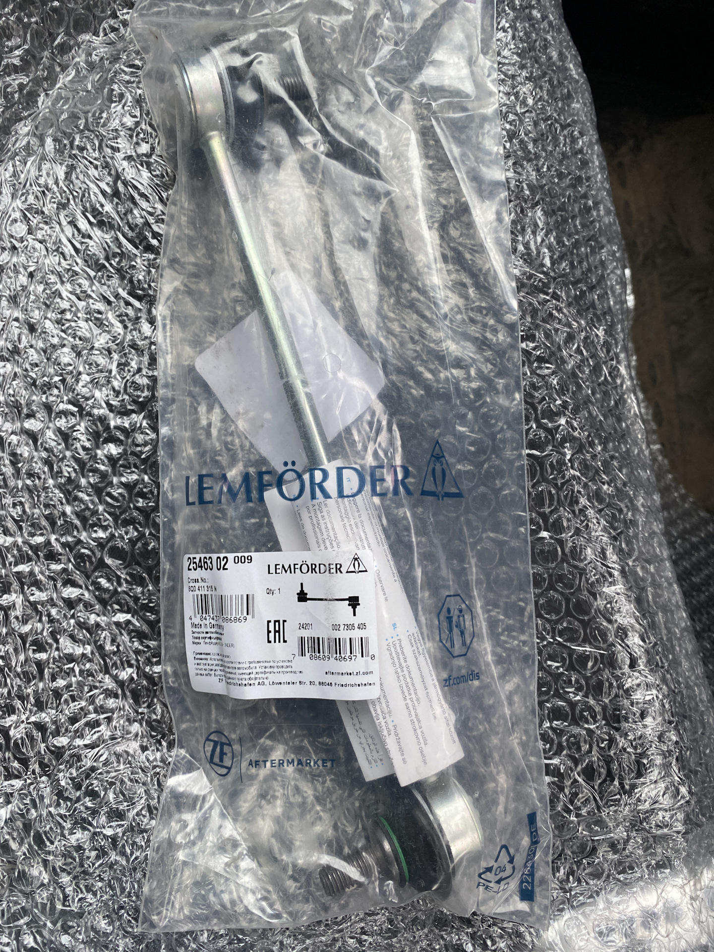 Замена стойки стабилизатора — Volkswagen Polo Sedan, 1,6 л, 2020 года ...