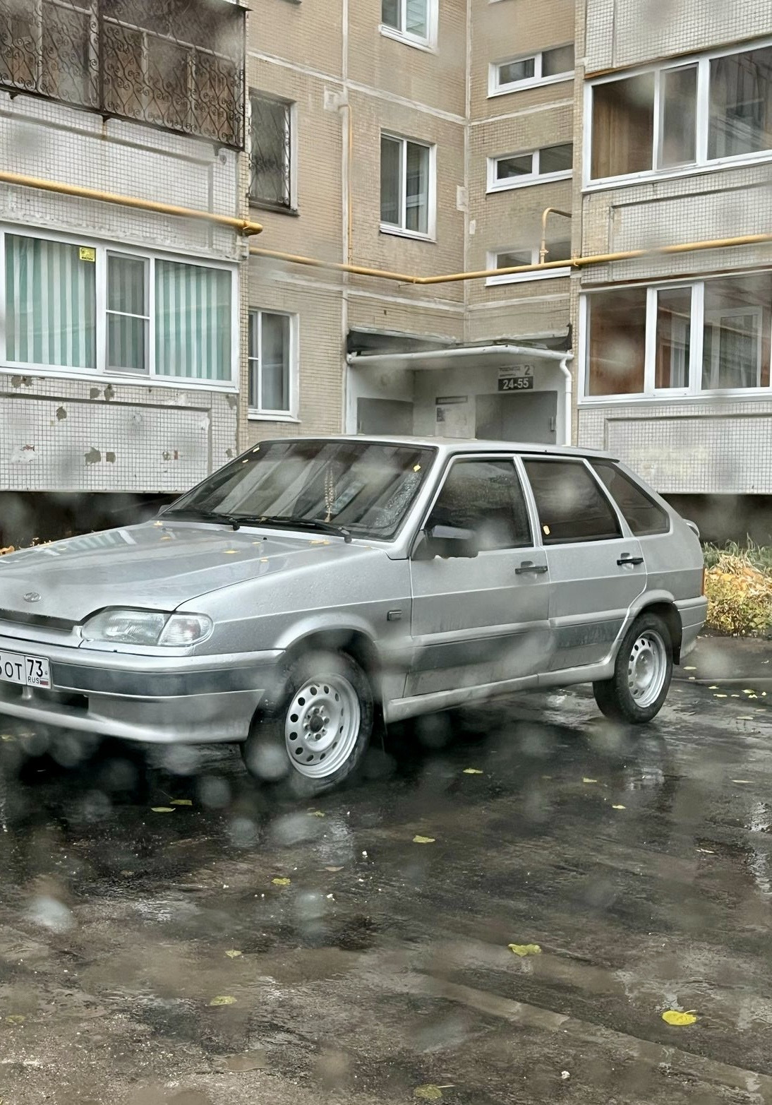 Новый комплект зимней резины и новых штампов — Lada 2114, 1,5 л, 2005 года | колёсные диски | DRIVE2