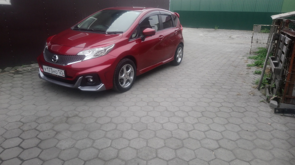 #4 Переход на R16 — Nissan Note (2G), 1,2 л., 2015 года | колёсные ...