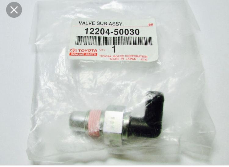 1220450030 Клапан вентиляции картера TOYOTA LEXUS | Запчасти на DRIVE2