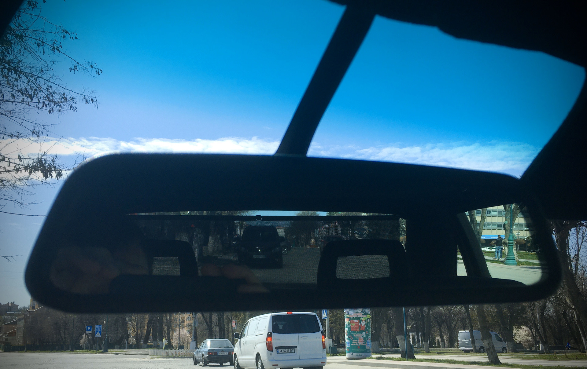 Зеркало с авто затемнением Audi a8d2 — Audi 100 (C3), 2,3 л, 1990 года ...