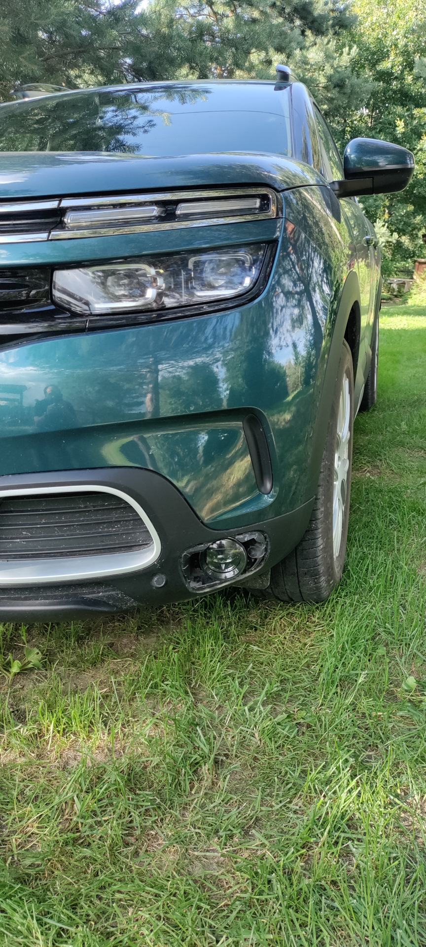 Установка светодиодных ПТФ MTF FL10WJ — Citroen C5 Aircross, 2 л, 2019 ...