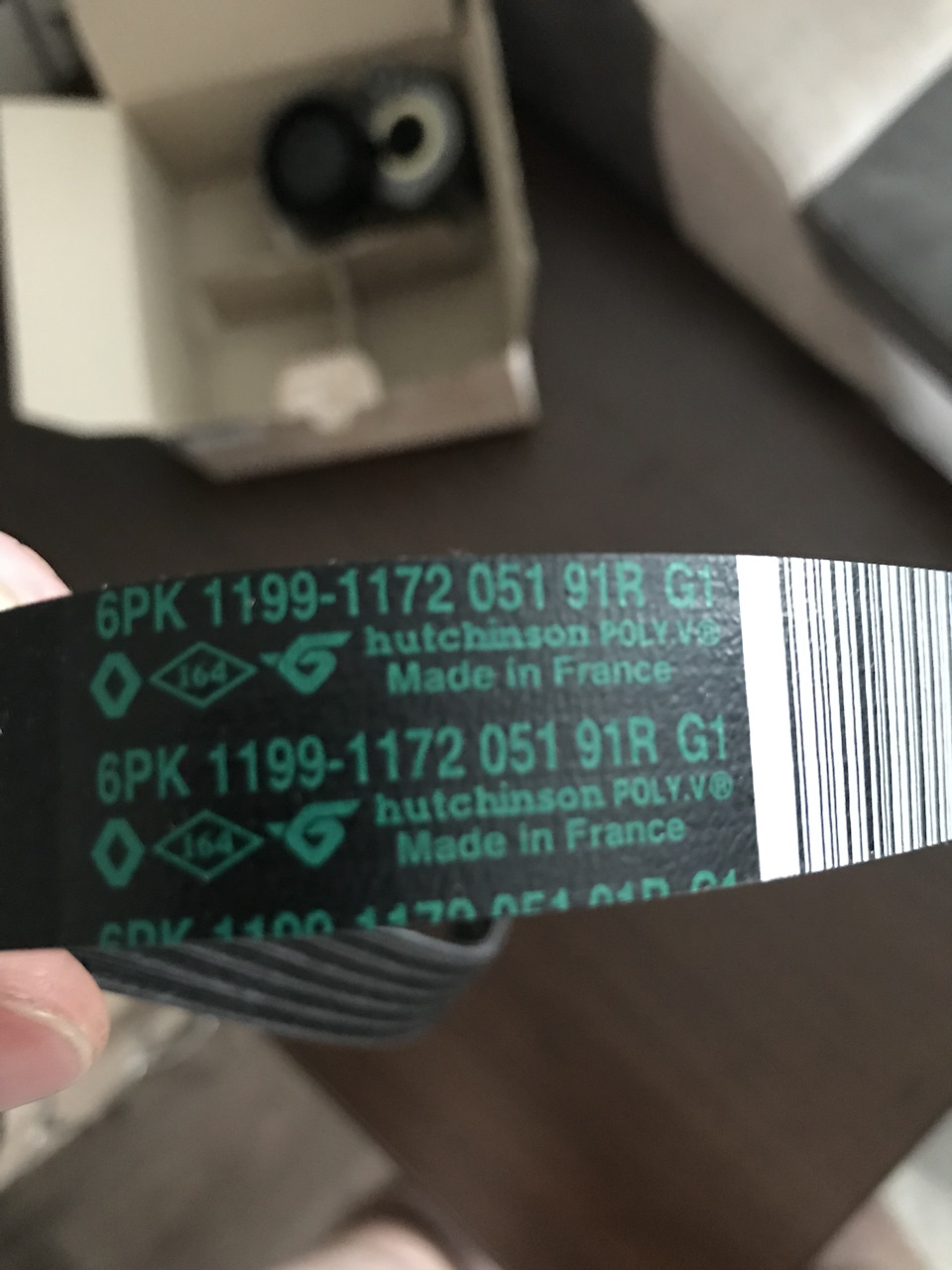 117205191R Ремень поликлиновой RENAULT | Запчасти на DRIVE2