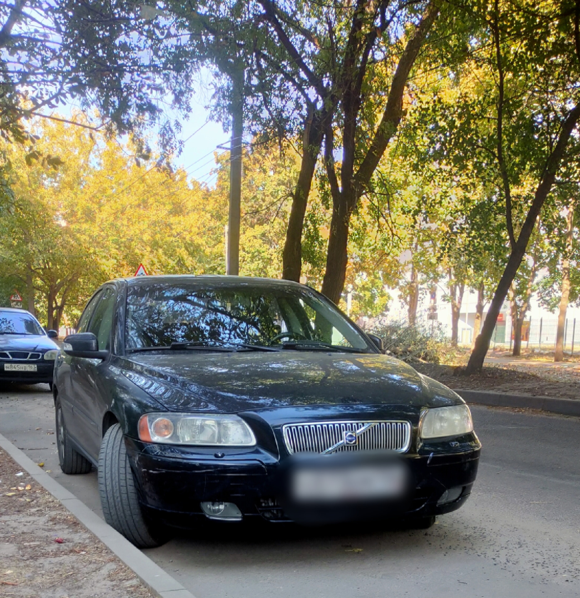 Новый бампер с туманками за десятку — Volvo S60 (1G), 2,4 л, 2007 года ...