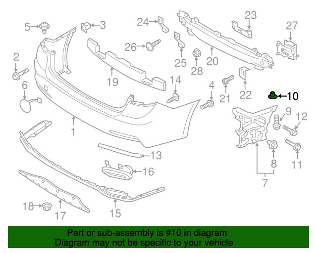 1491305000 Фиксатор внутренней панели двери KIA HYUNDAI | Запчасти на ...