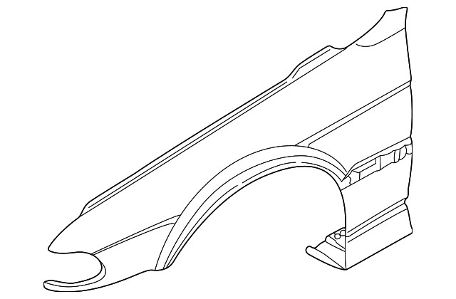 41358269095 Крыло Л Пд Bmw Запчасти на Drive2