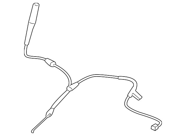 34356860181 Датчик износа тормозных накладок Л Пд BMW | Запчасти на DRIVE2