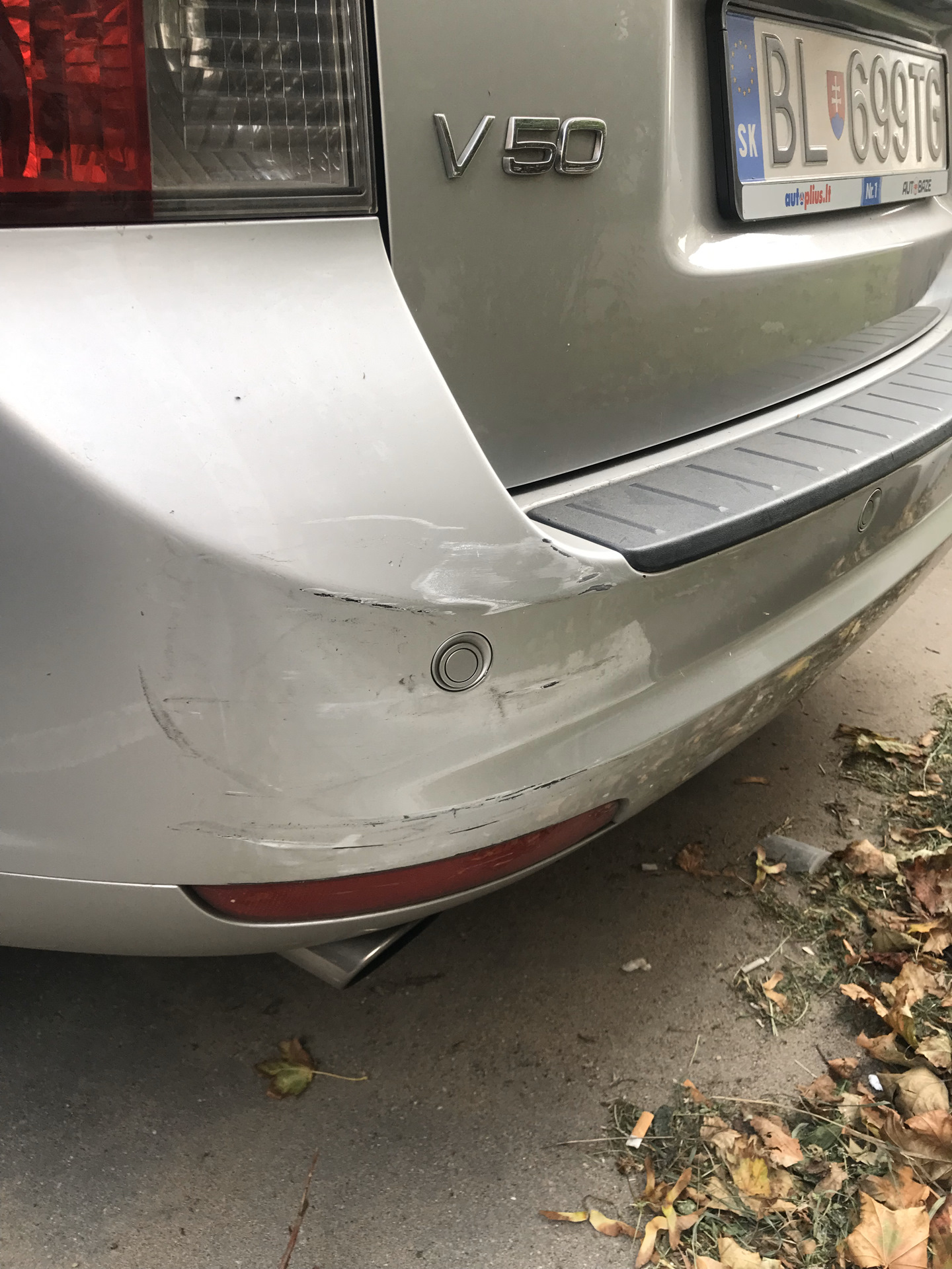 Ну вот и затерли! — Volvo V50, 2,4 л, 2008 года | ДТП | DRIVE2