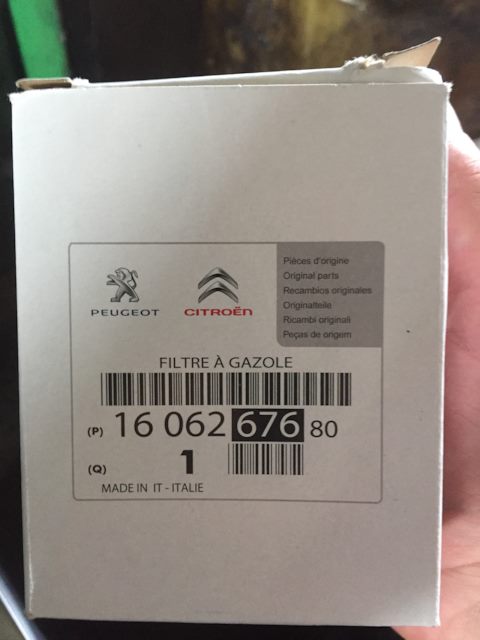 1606267680 Фильтр топливный Doblo 1.3 MJTD, Ducato RUS, Boxer 2.2 06 ...