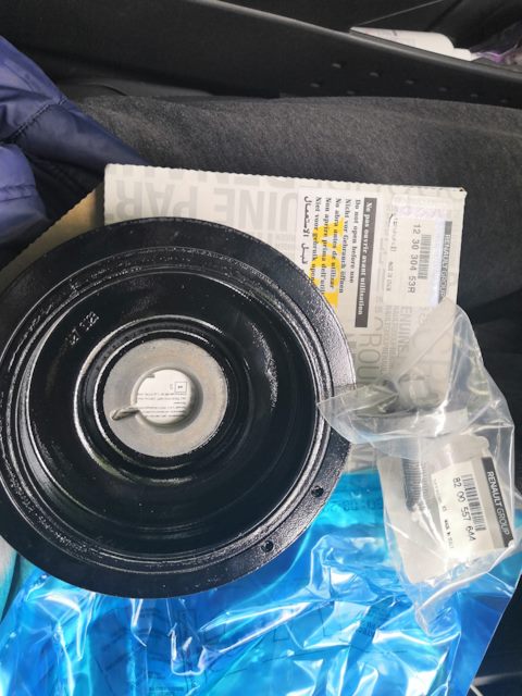 123030453R Шкив коленвала (мет, рез) RENAULT | Запчасти на DRIVE2