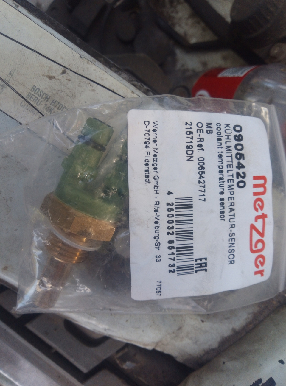 A0065427717 Датчик фильтра воздушного Mercedes | Запчасти на DRIVE2