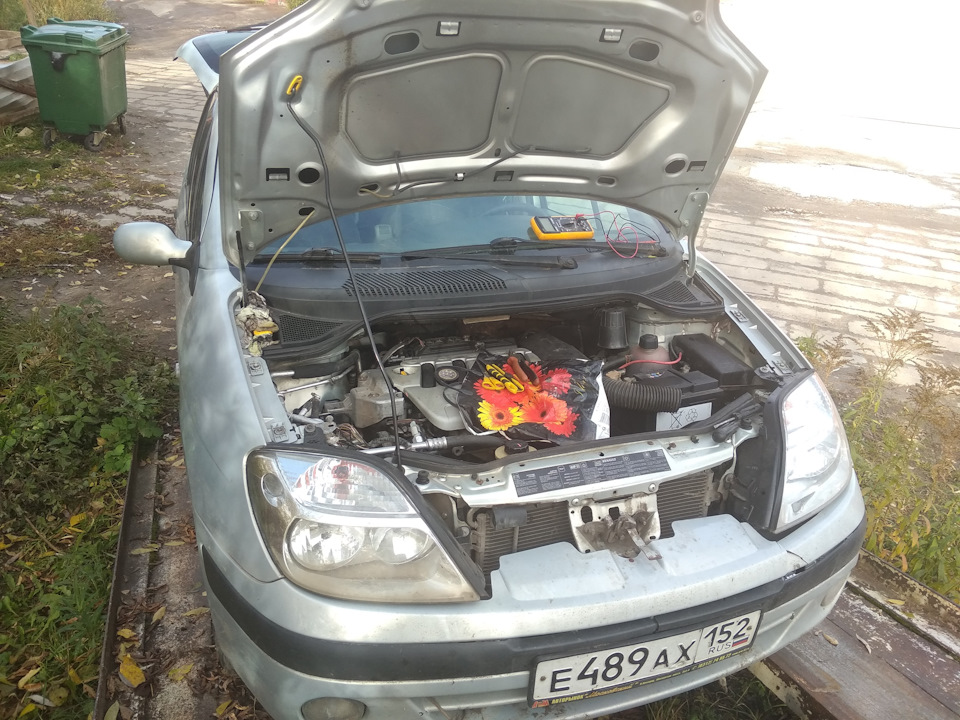 Один из первых ремонтов. — Renault Scenic I, 1,6 л, 2001 года | своими ...
