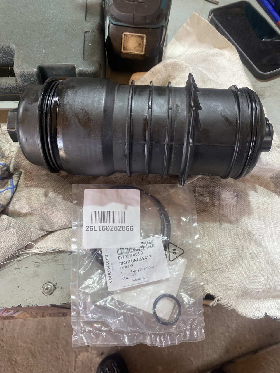 Большое ТО #2 + Теплообменник — Audi Q7 (1G), 3 л, 2006 года | визит на ...