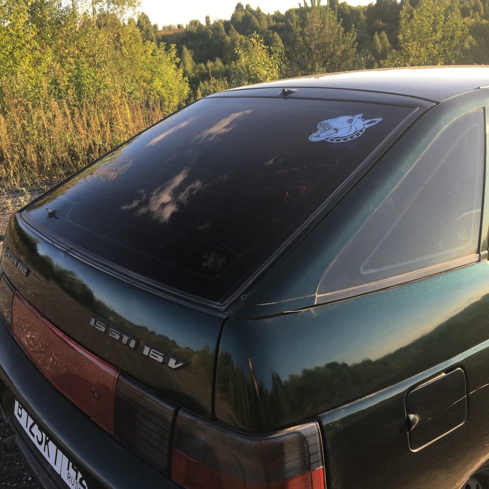 Наклейки на ВАЗ 2112 Темная зелёная — Lada 21120, 1,5 л, 2004 года ...