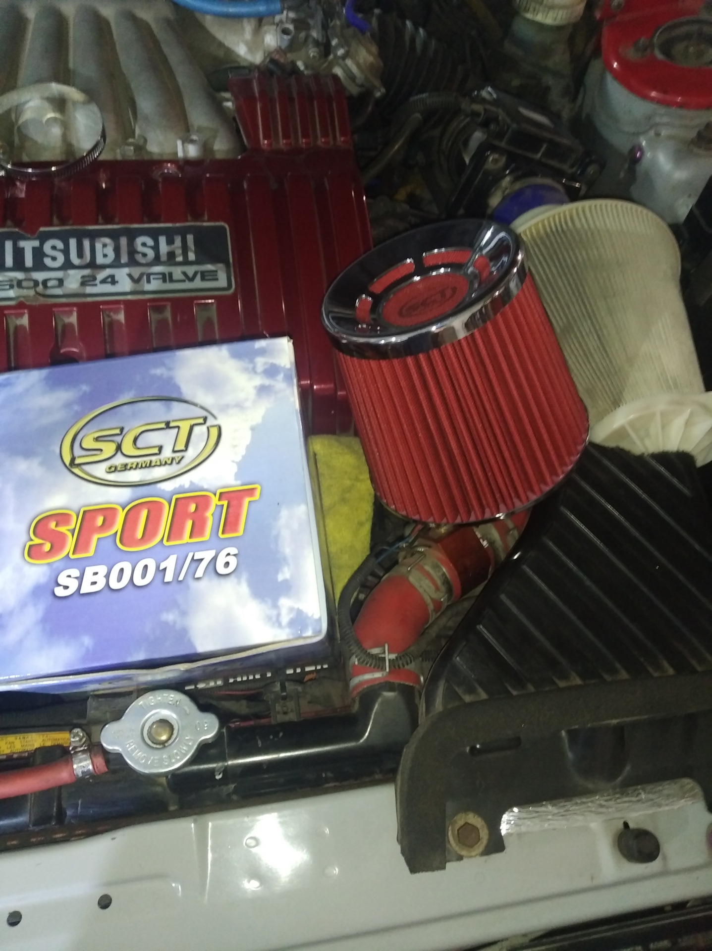 Фильтр нулевого сопротивления SCT — Mitsubishi Galant (8G), 2,5 л, 2001 ...