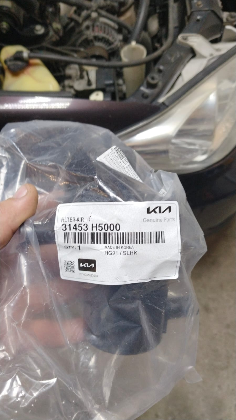 Клапан продувки абсорбера. — Hyundai Solaris (2G), 1,6 л, 2017 года ...