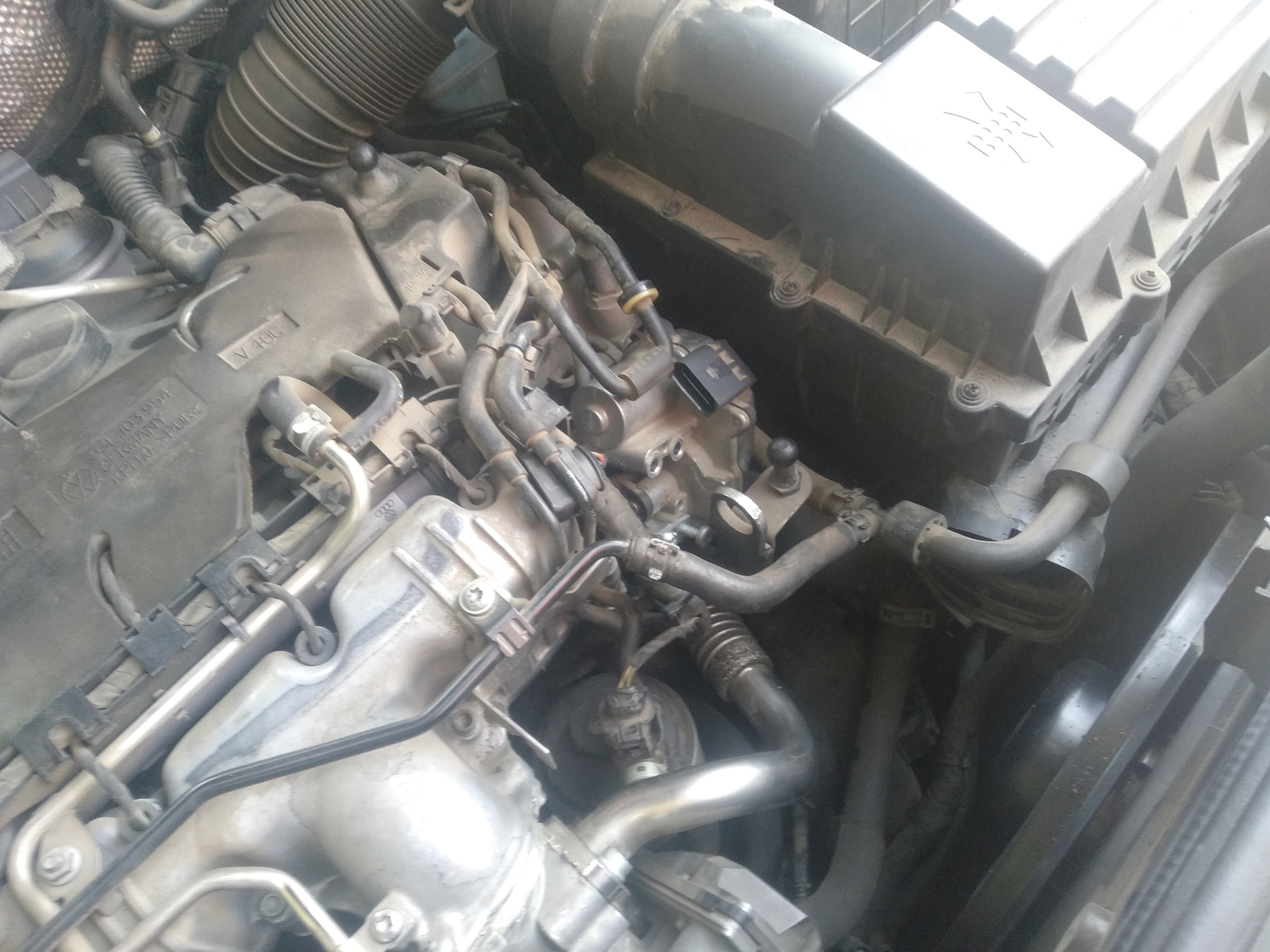 P2015, P2016 — Volkswagen Tiguan (1G), 2 л, 2009 года | поломка | DRIVE2