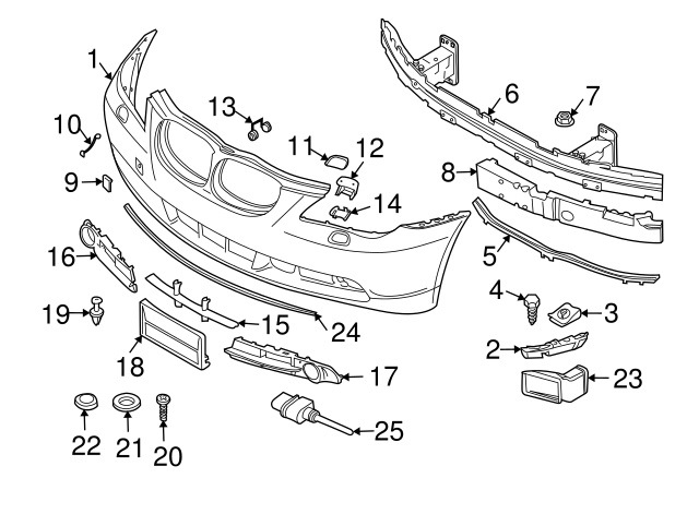 51117033706 Крепление крыла П Пд BMW | Запчасти на DRIVE2