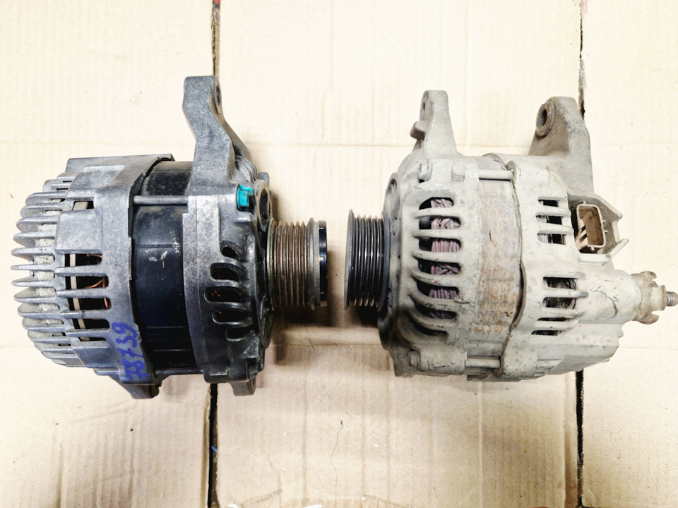Установка генератора от Outlander 130А — Mitsubishi Lancer IX, 1,5 л ...