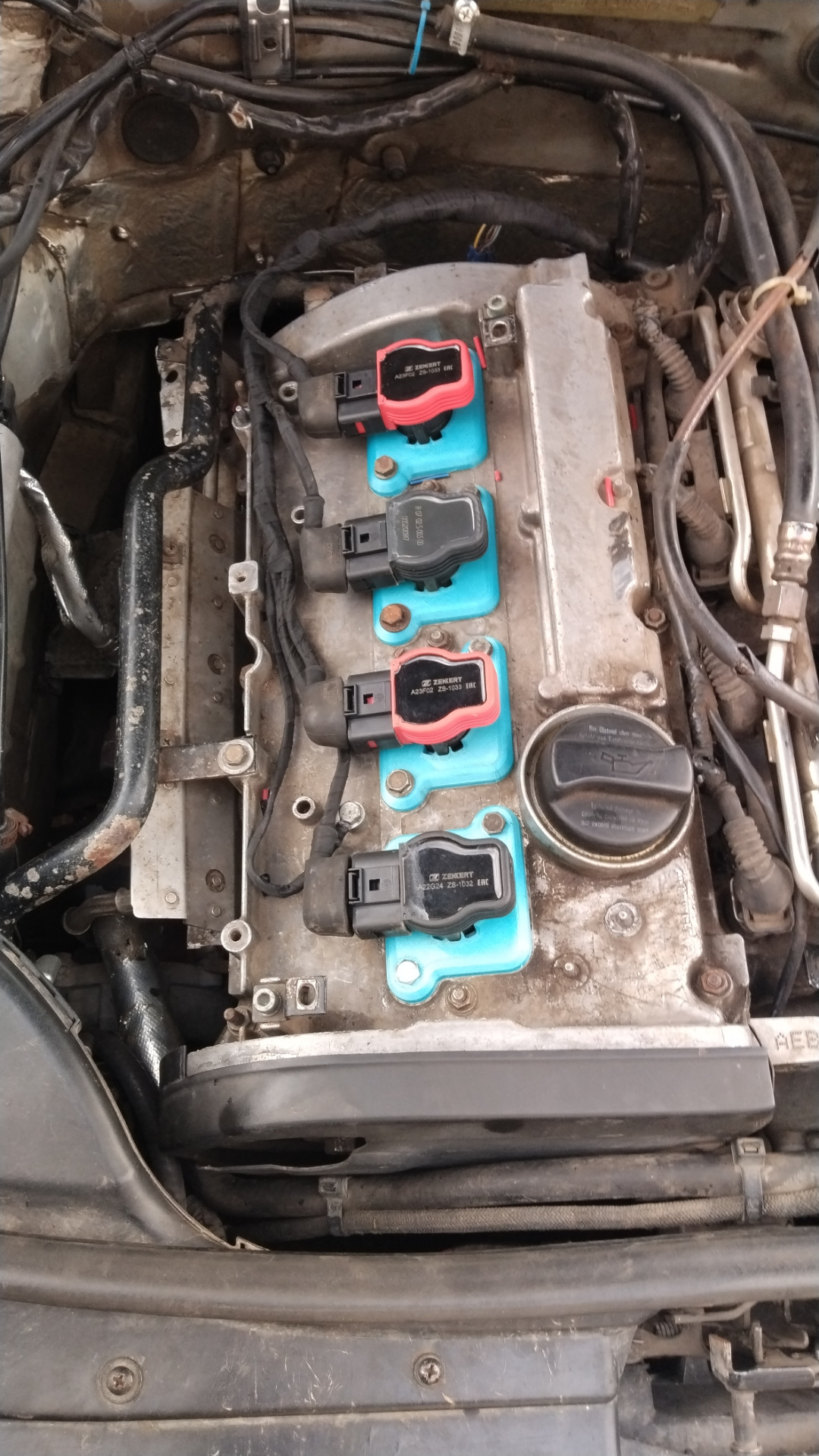 катушки tfsi на двигатель aeb — Audi A4 Avant (B5), 1,8 л, 1998 года ...