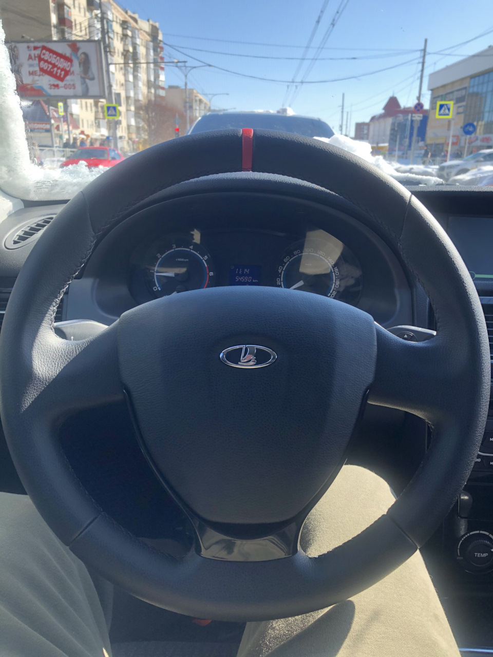Руль — Lada Приора седан, 1,6 л, 2014 года | аксессуары | DRIVE2