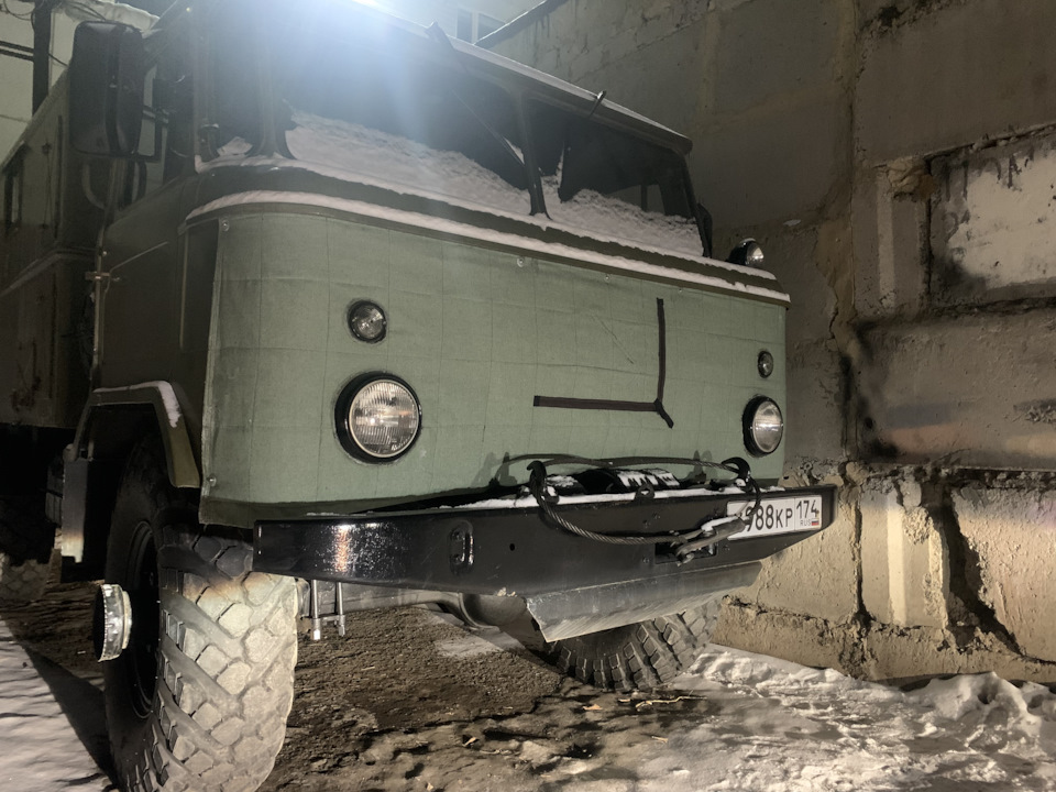 Накидка на капот или утеплитель радиатора — ГАЗ 66, 5,5 л, 1973 года ...