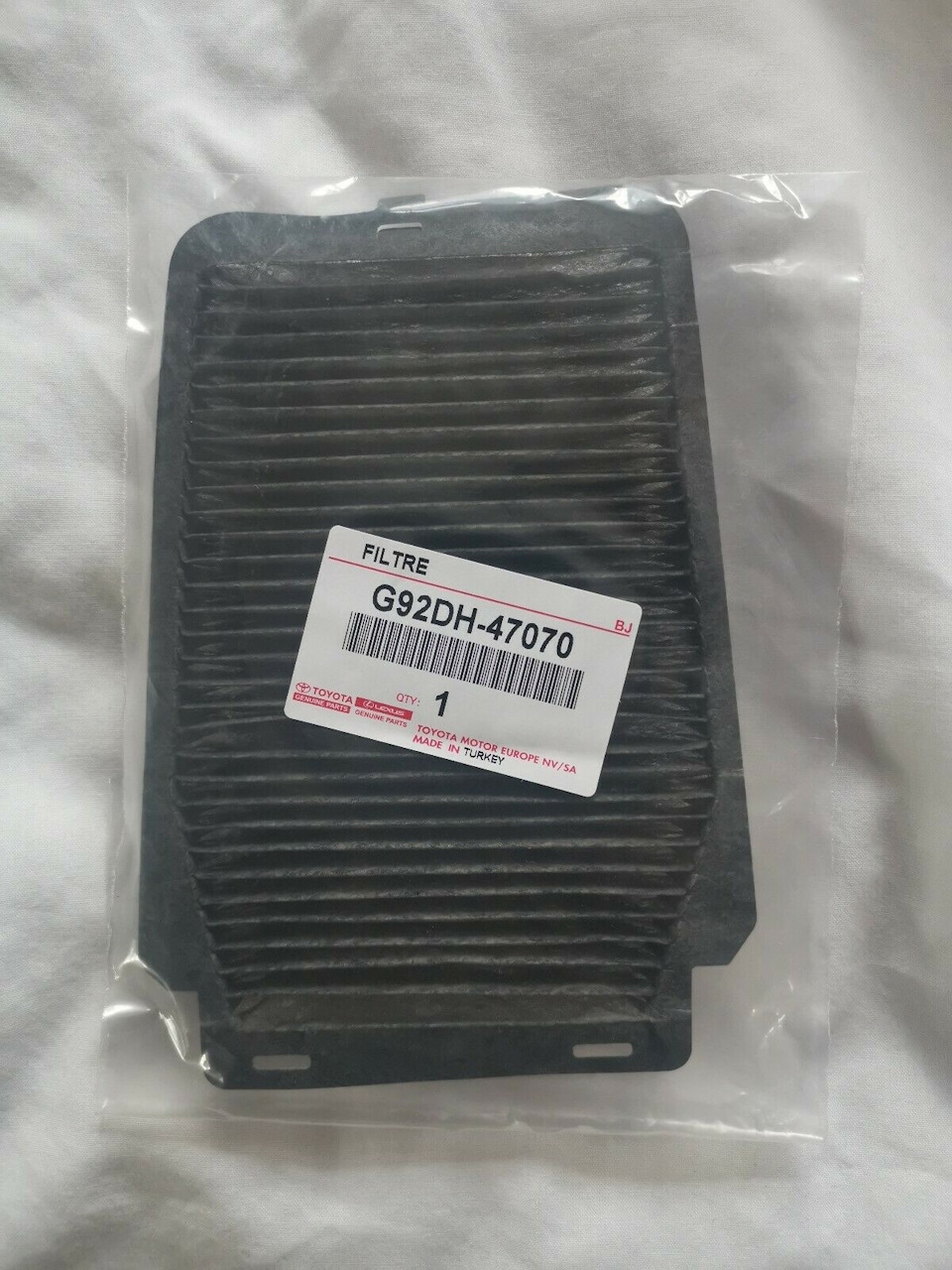 G92DH47070 Фильтр воздушный батареи TOYOTA LEXUS | Запчасти на DRIVE2