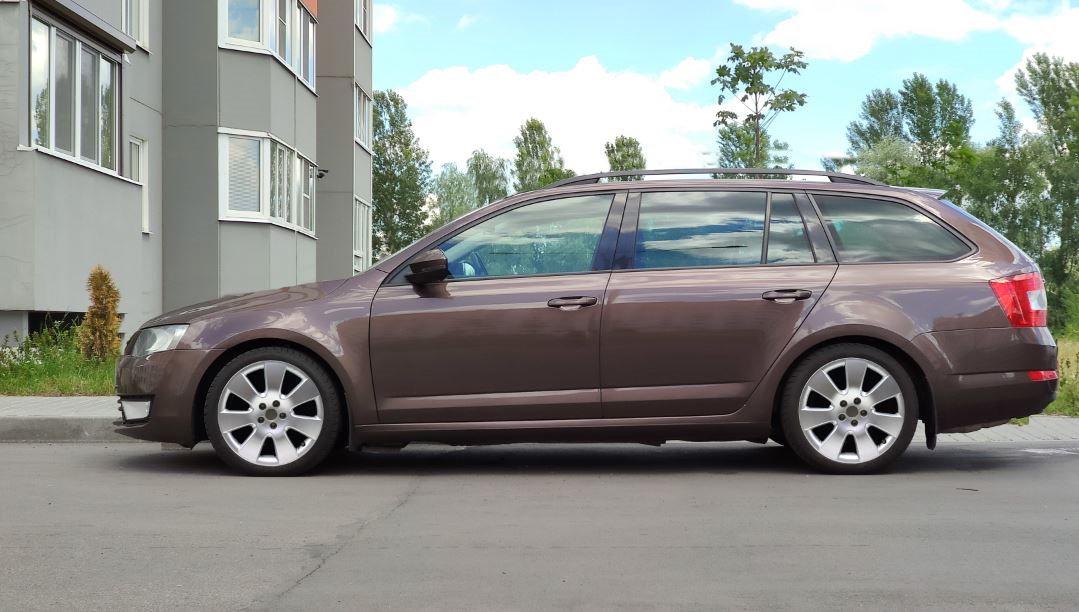 R18 на зиму. Avus-ы на Октавию а7 — Skoda Octavia Combi A7 Mk3, 1,8 л, 2016 года | колёсные ...