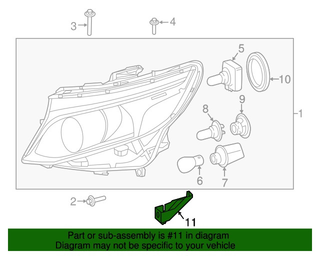 A4478201200 Комплект ремонтный фары головного света Mercedes | Запчасти ...