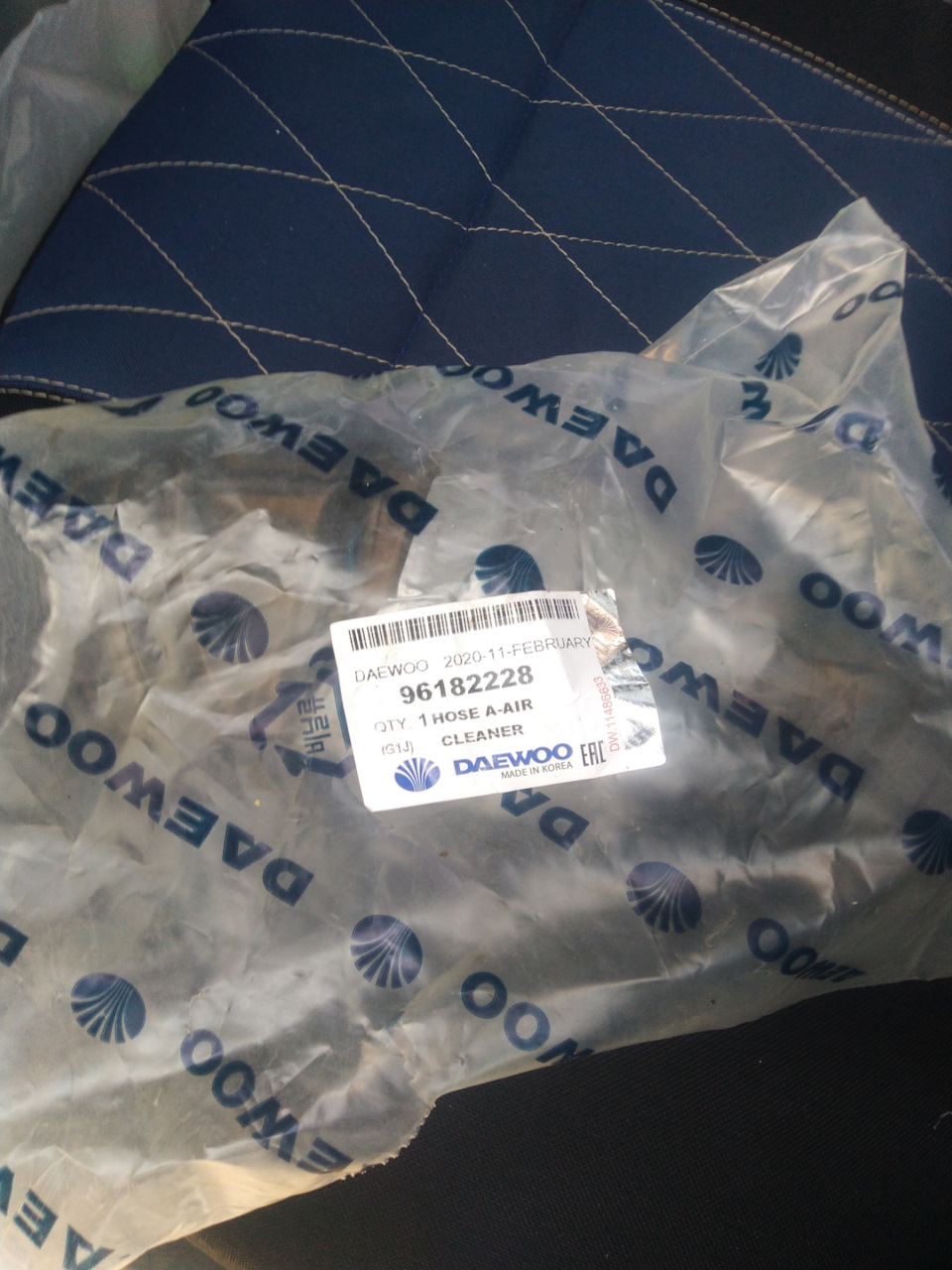 96182228 Патрубок воздушного фильтра (гофра) GM | Запчасти на DRIVE2