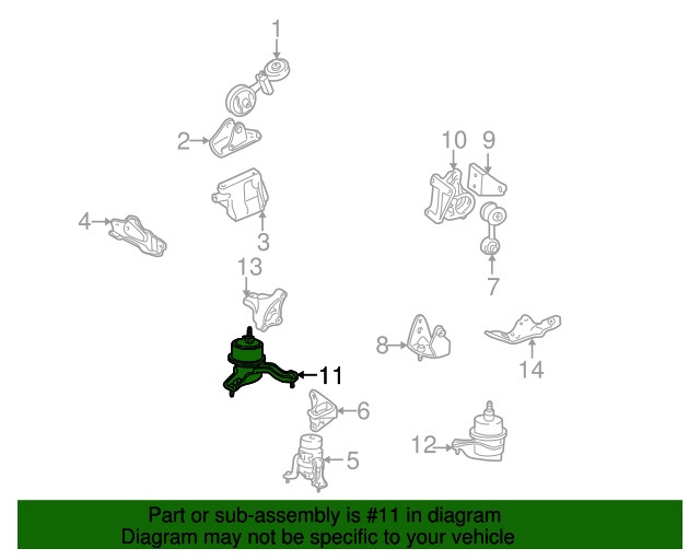 1236228100 ПОДУШКА ДВИГАТЕЛЯ ПРАВАЯ (ГИДРАВЛИЧЕСКАЯ) AT. TOYOTA LEXUS ...