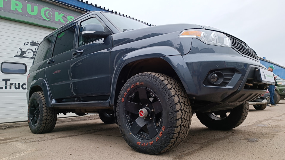 Один лист рессоры и Traction bar на УАЗ Патриот. Новый уровень комфорта ...