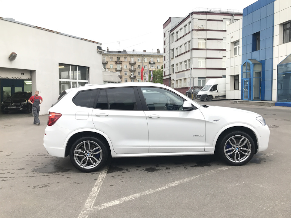 Установка М-обвеса. — BMW X3 (F25), 3 л, 2014 года | стайлинг | DRIVE2