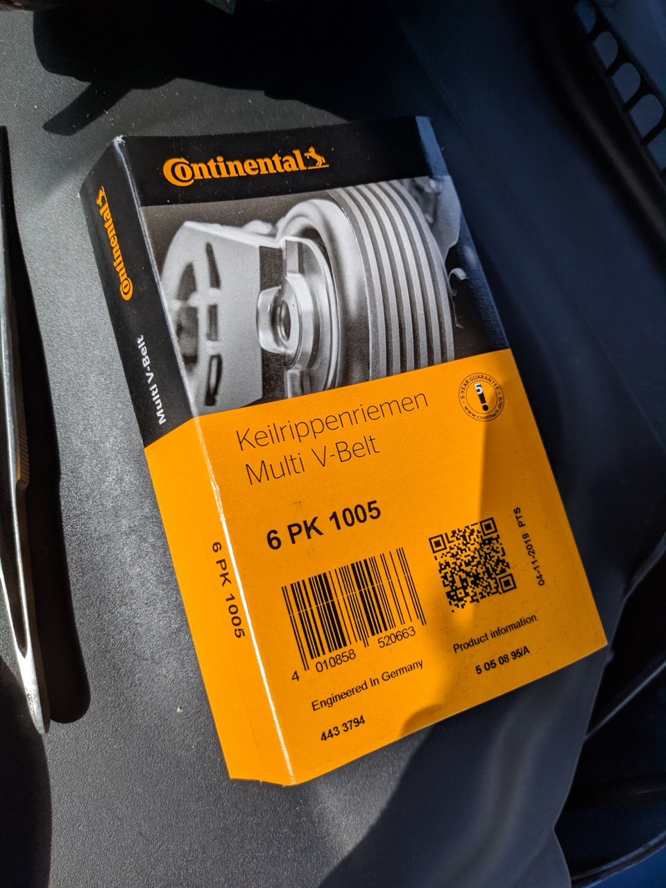 6PK1005 Поликлиновой ремень CONTITECH | Запчасти на DRIVE2