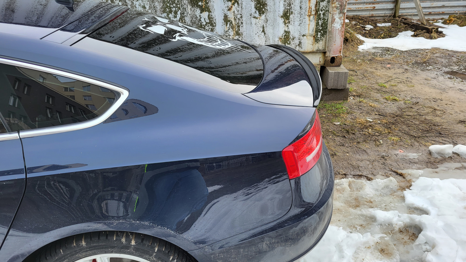 Спойлер от S5 — Audi A5 Sportback (1G), 3 л, 2010 года | тюнинг | DRIVE2