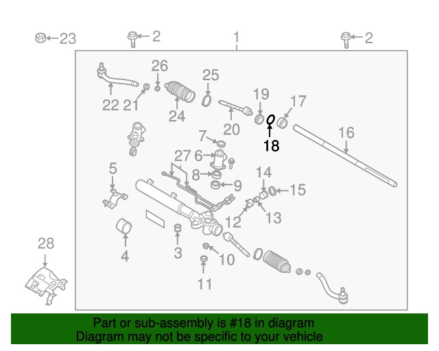 5771534000 Стопорное кольцо рулевой рейки KIA HYUNDAI | Запчасти на DRIVE2