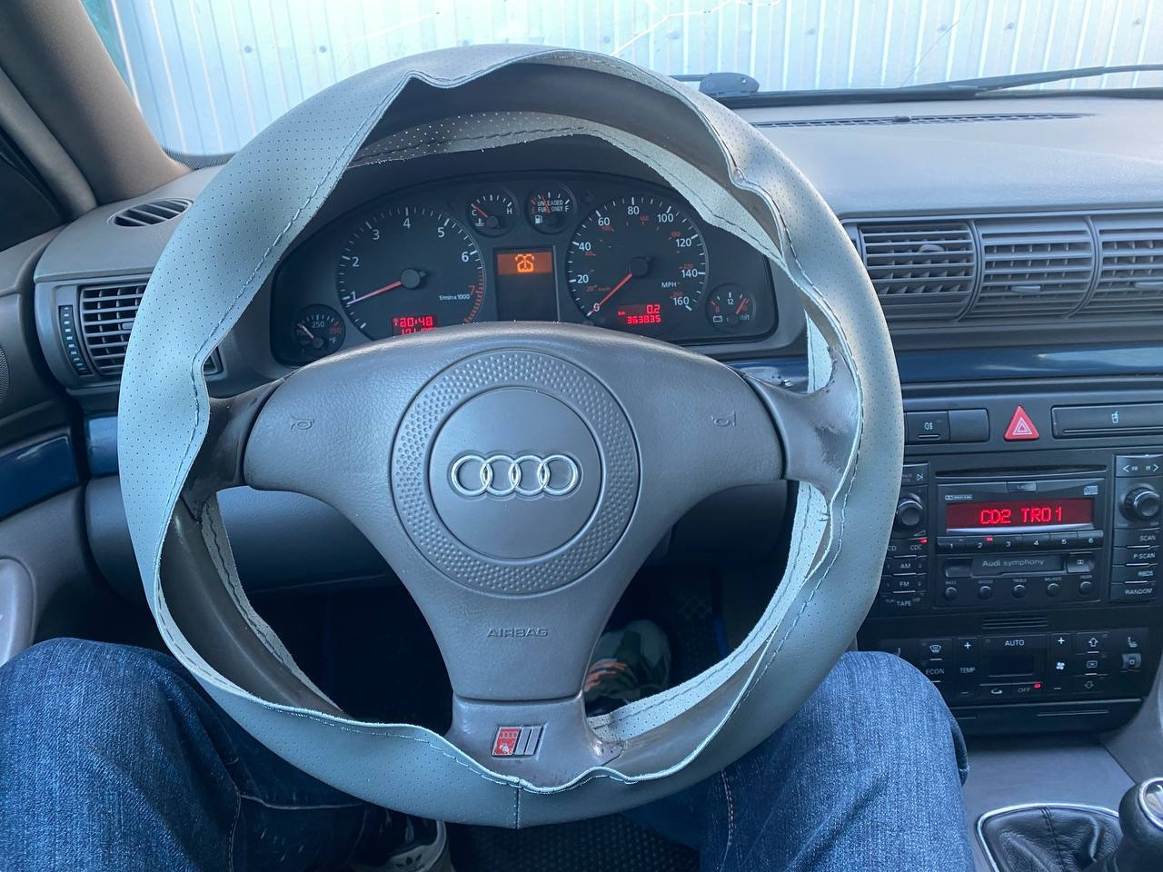 Перетяжка руля — Audi A4 (B5), 1,8 л, 2000 года | стайлинг | DRIVE2