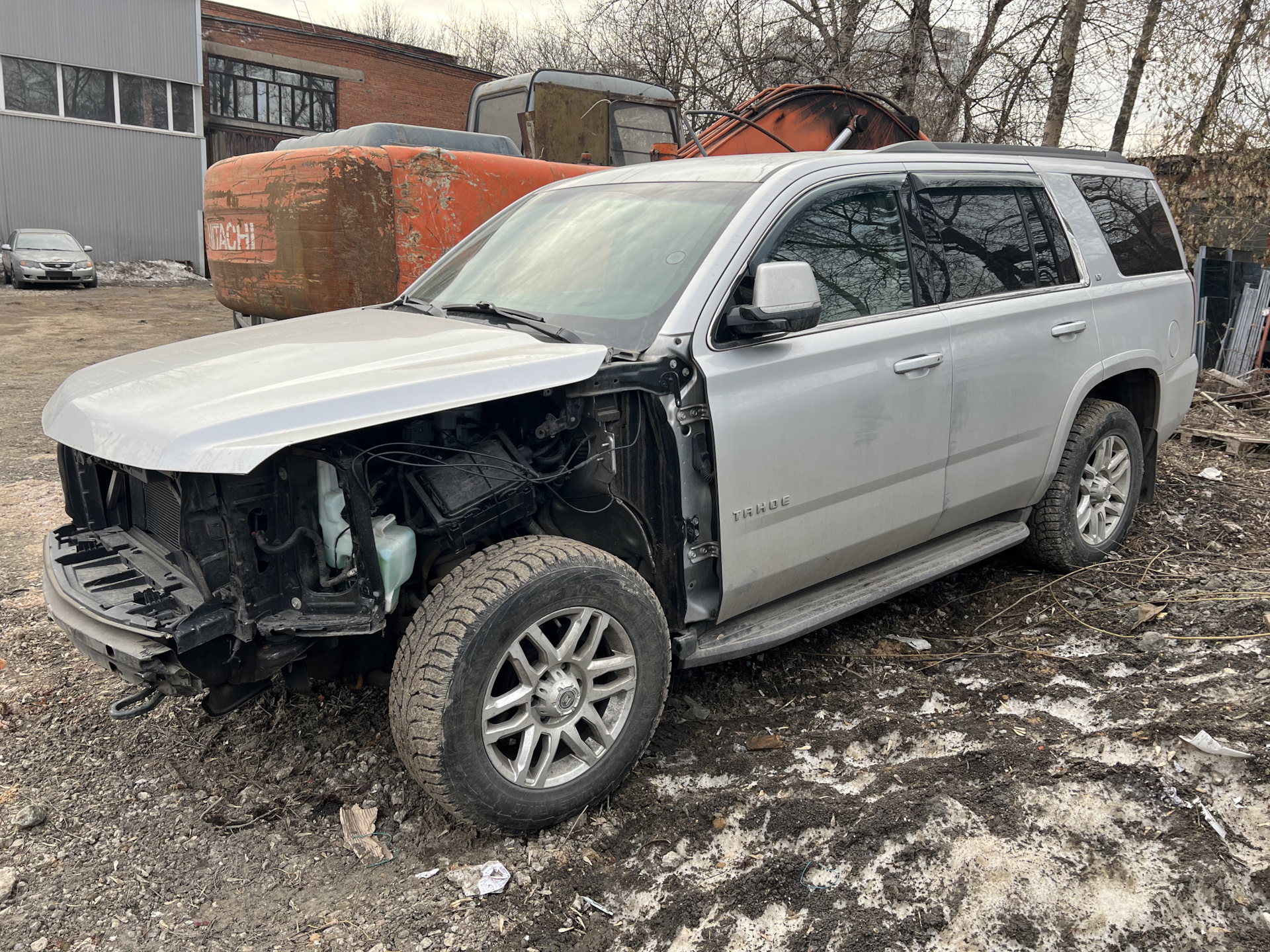 Убытки подсчитаны! — Chevrolet Tahoe (GMT K2UXX), 6,2 л, 2016 года ...