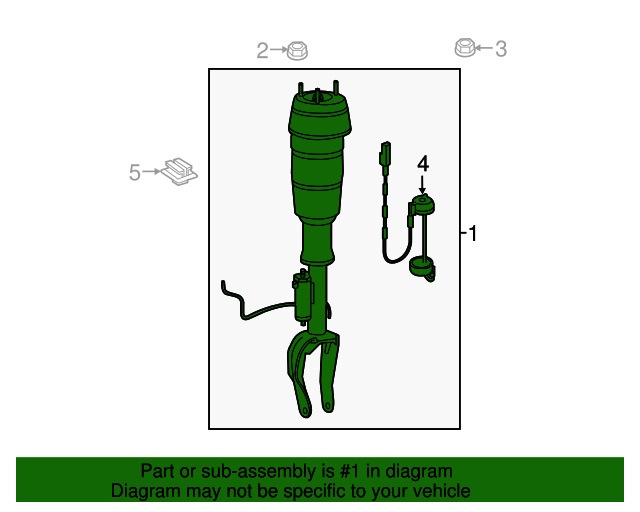 A2923202600 Амортизатор Gle-Class W166 M276, передний правый Mercedes ...